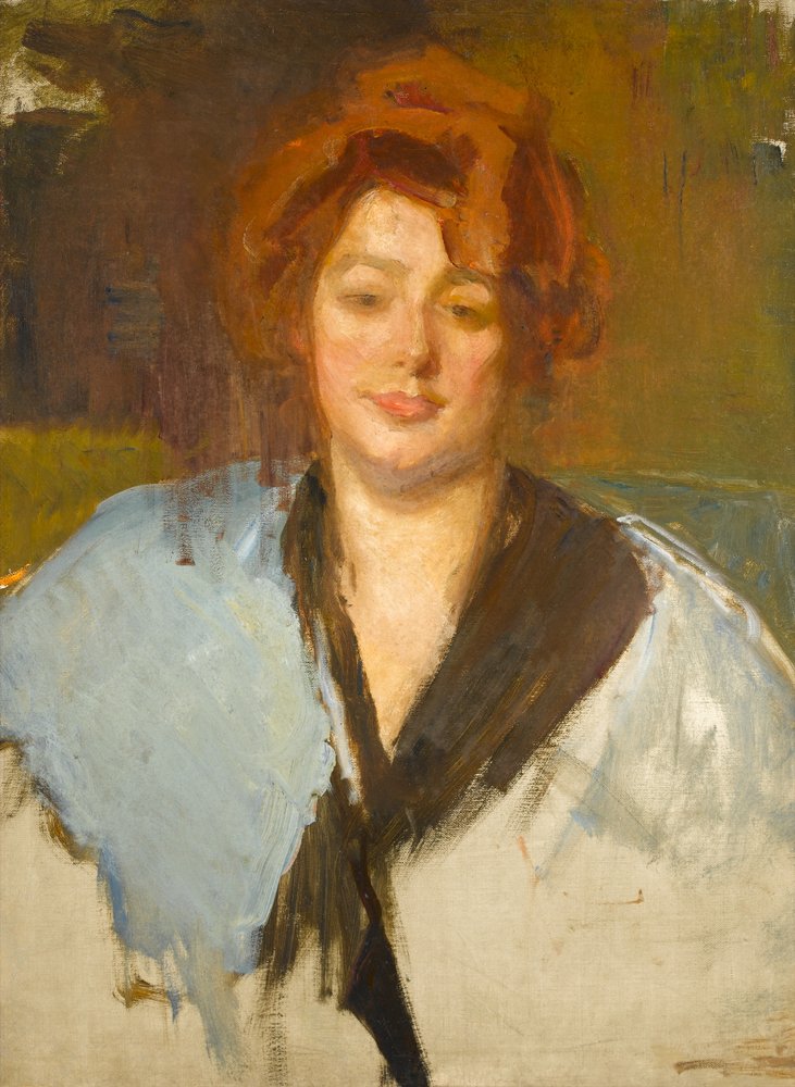 肖像画、おそらくアリス・ミルバンクのアーティストの母