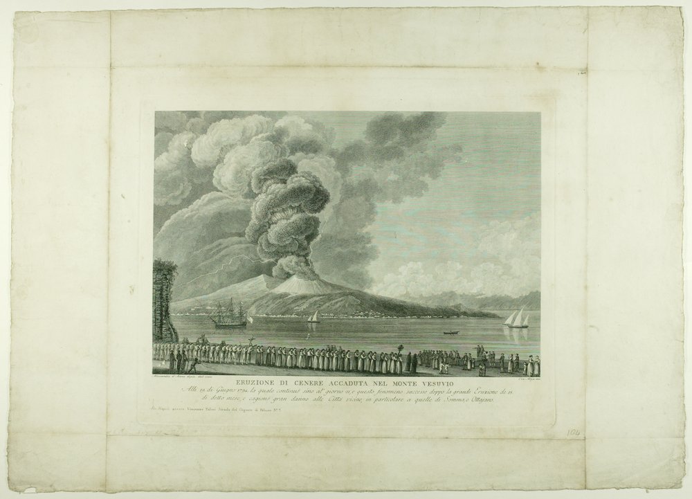 ベスビオ火山の噴火、1794