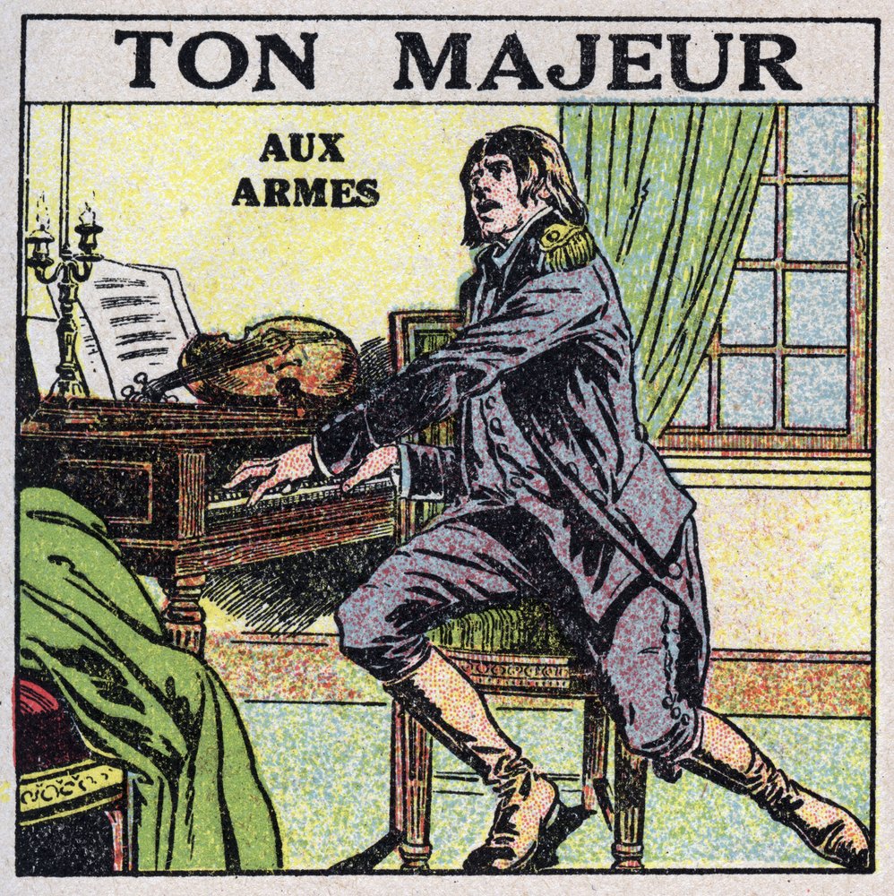 音の芸術：あなたの中指。Claude Joseph Rouget de L'Isle (Rouget de Lisle) (1760-1836 ...