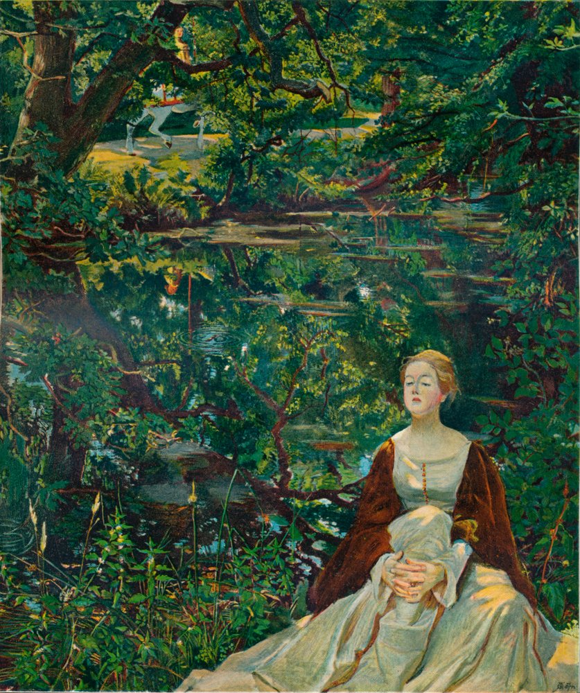 Byam Shaw、c1899の絵画から