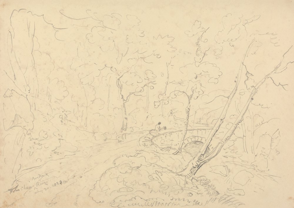 Holne Chase Bridge and River, 30. toukokuuta 1833