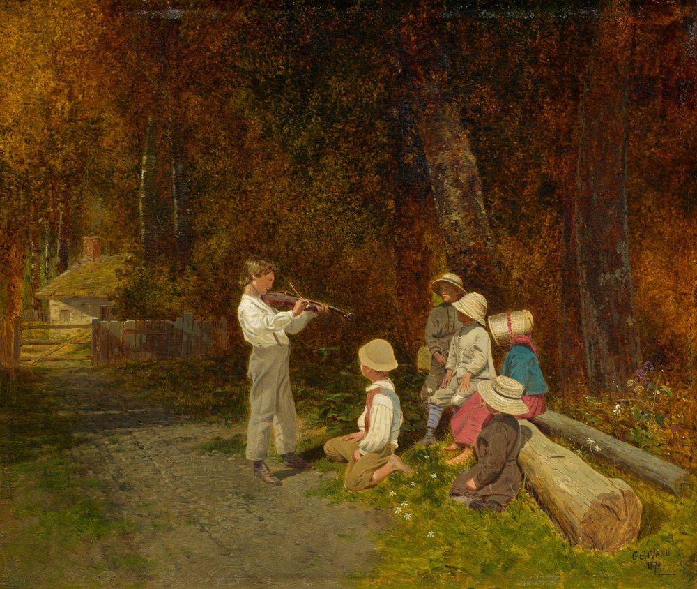 1870年、公の場での初登場。