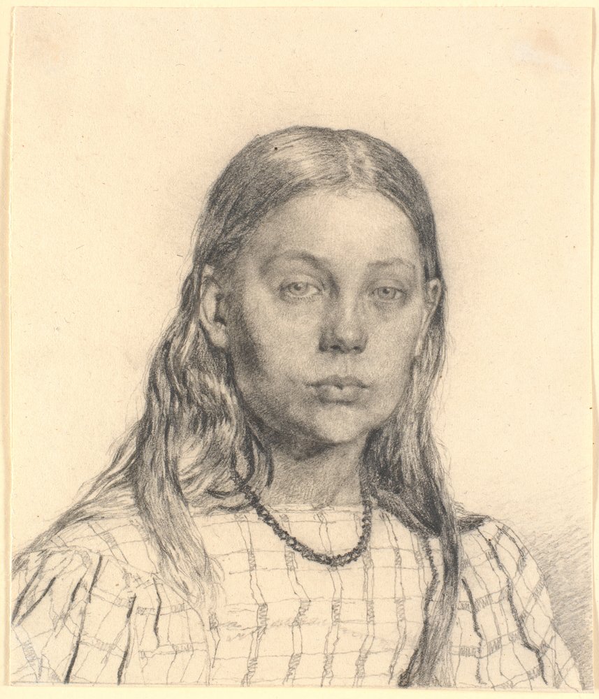 若い女の子。 バスト画像 | ChristenKøbke