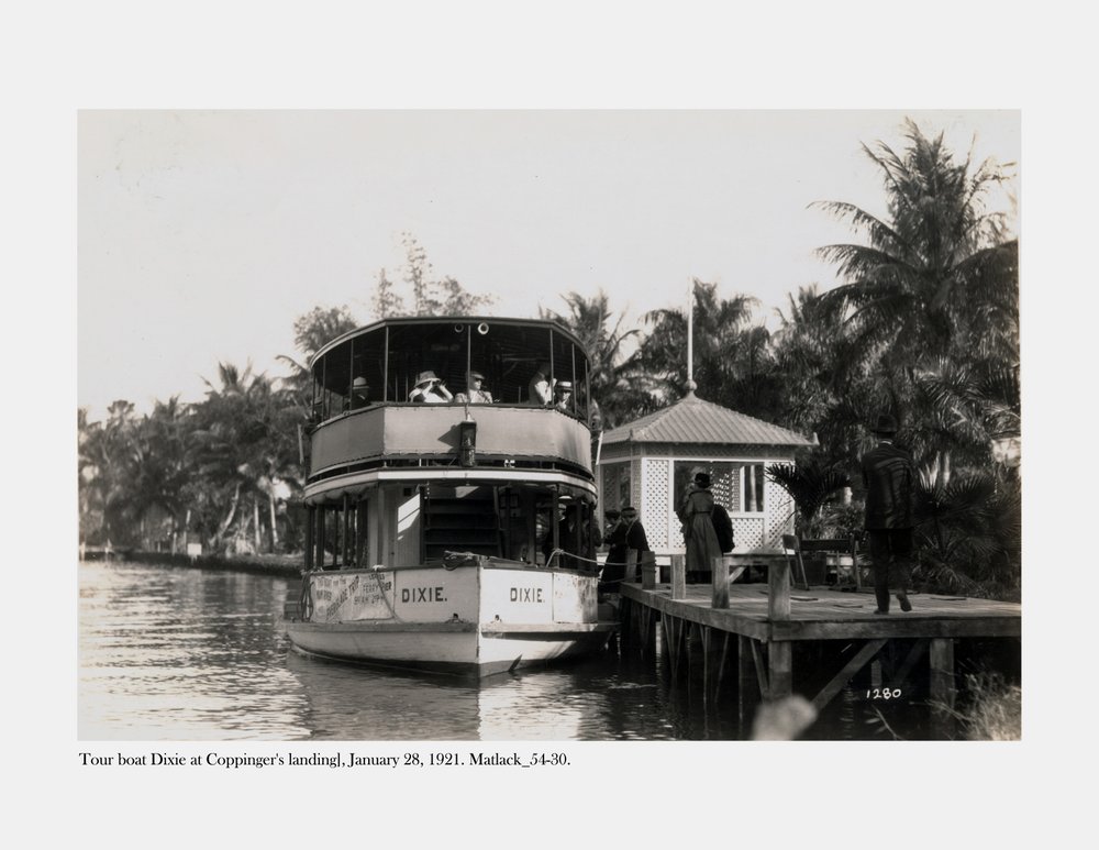 1921年1月28日、コピンガーの着陸時の遊覧船ディクシー