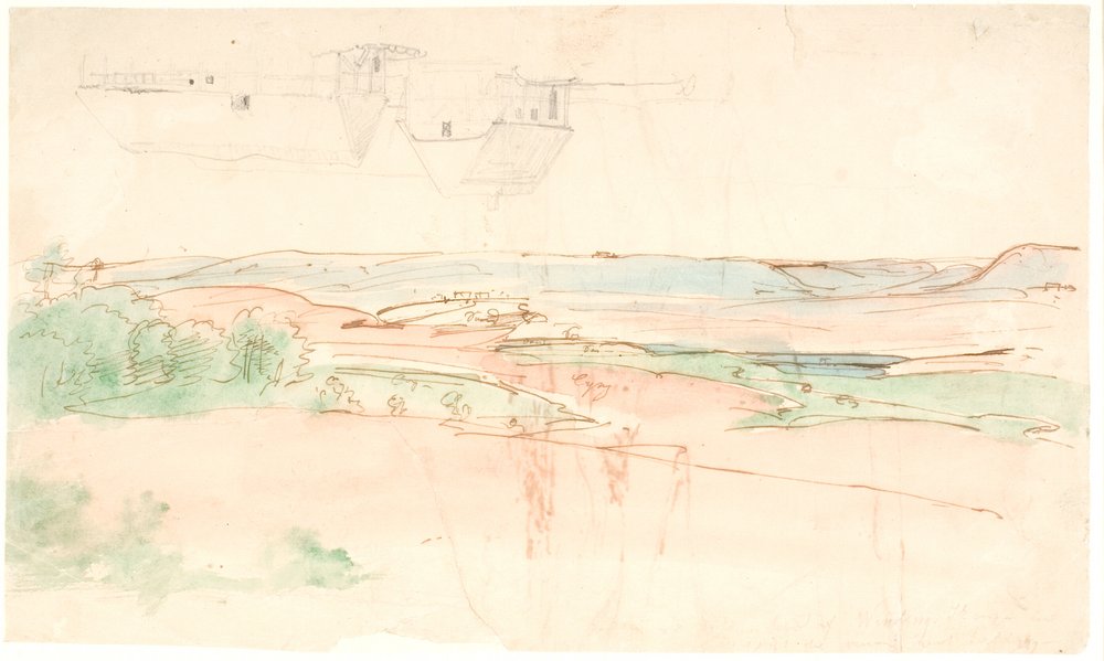 Bryrup Egnen の Winding [Vinding] Forest の端にある区画