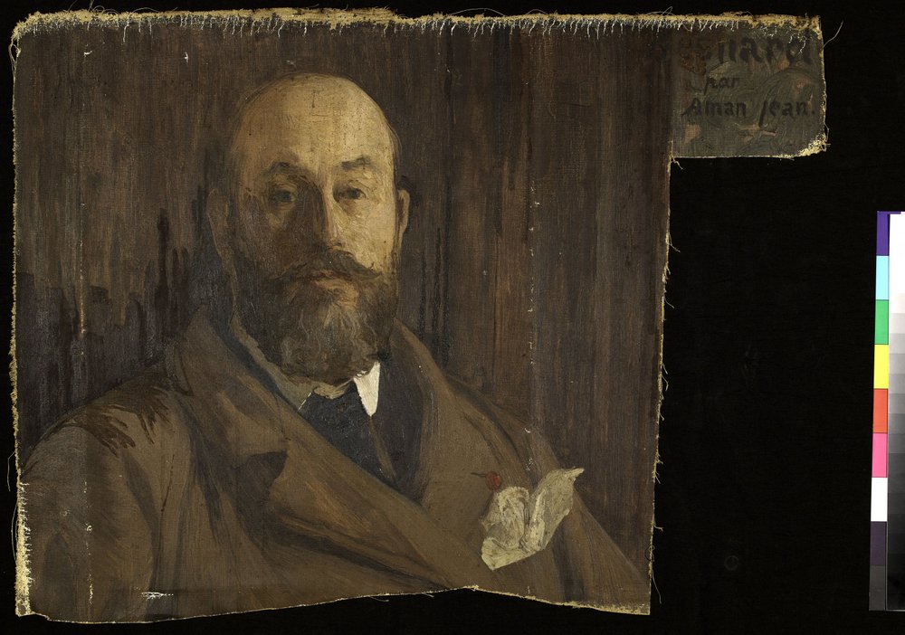 ポール・アルベール・ベスナールの肖像（断片）、1896年頃（油彩）