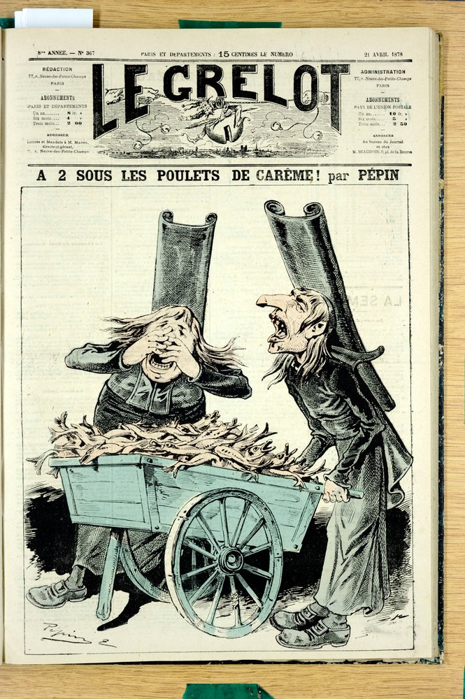 Le Grelot」367号の表紙、Satirique en Couleurs