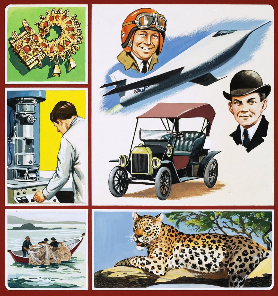 jewelly、電子顕微鏡の科学者などを含む画像のモンタージュ。