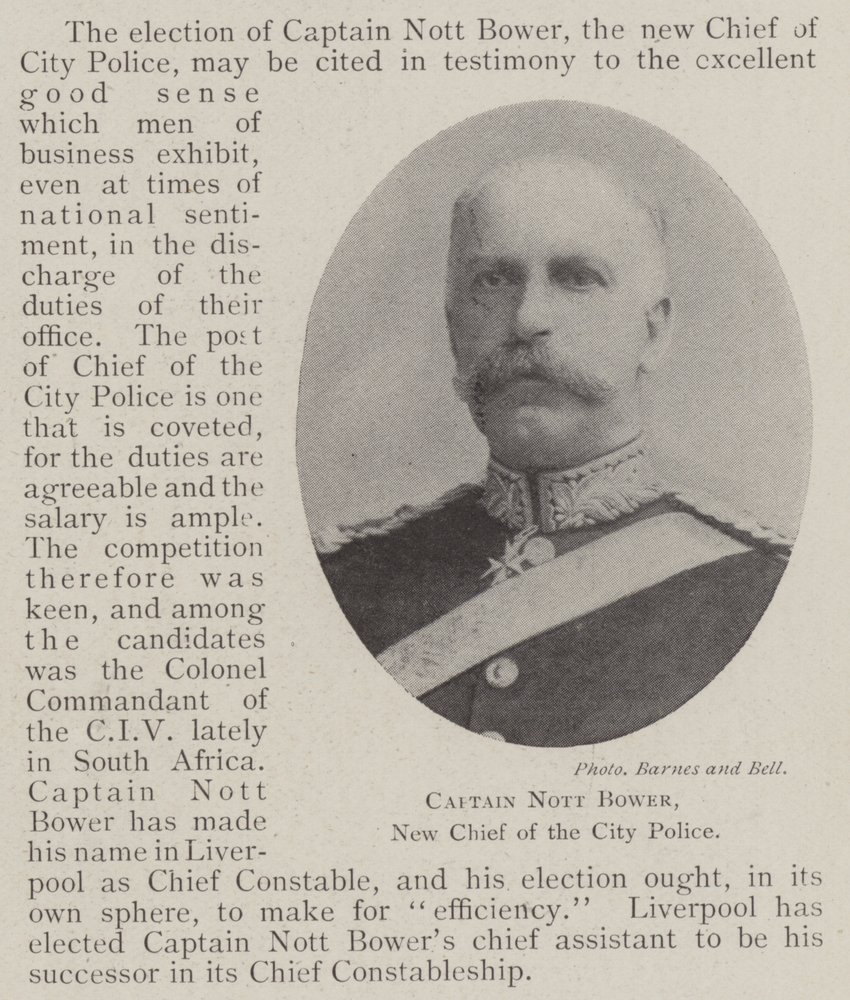 市警の新首長、ノット・バウアー大尉