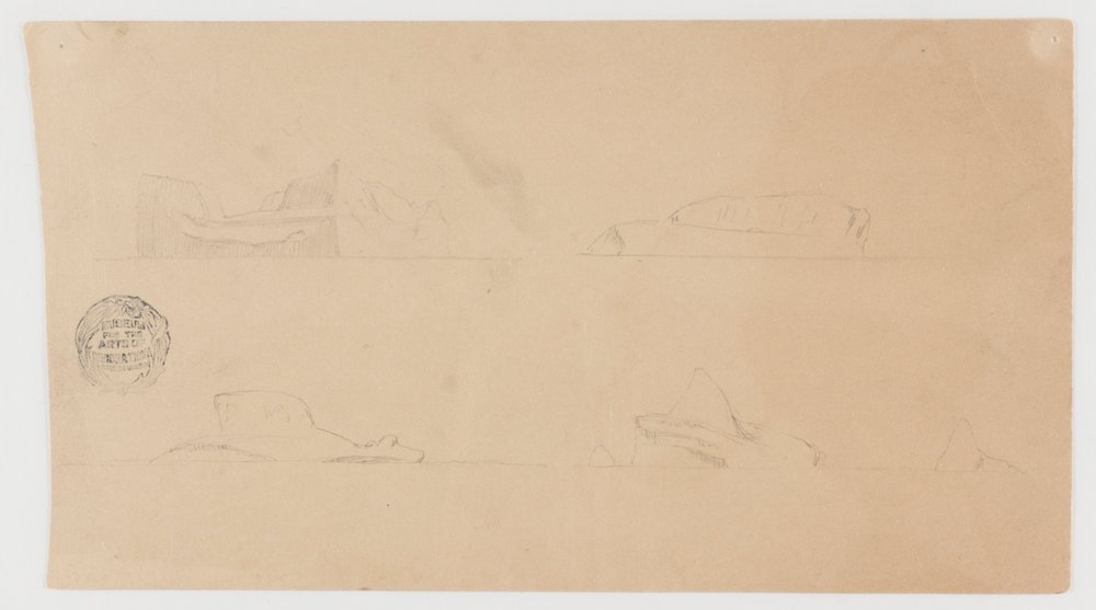 浮かぶ氷山 | アートプリント