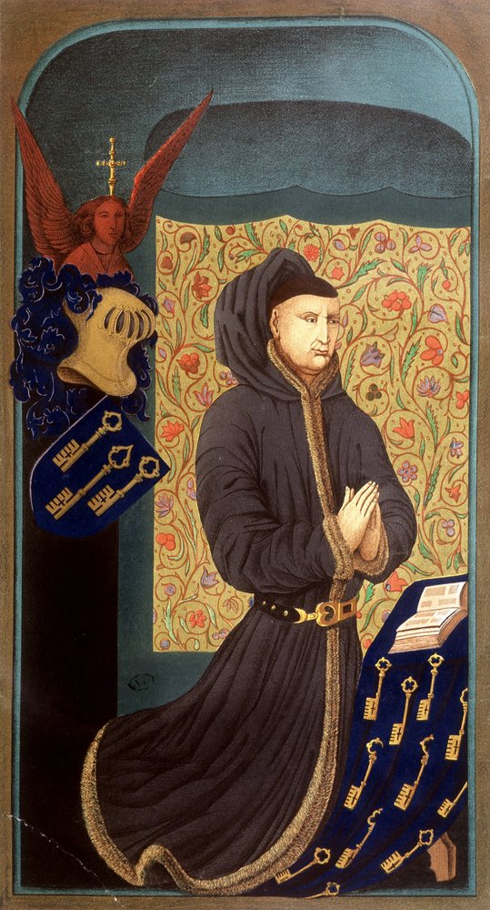 フィリップ・ル・ボンの下でブルゴーニュの首相を務め、ボーヌの病院を創設したニコラ・ロランの肖像画