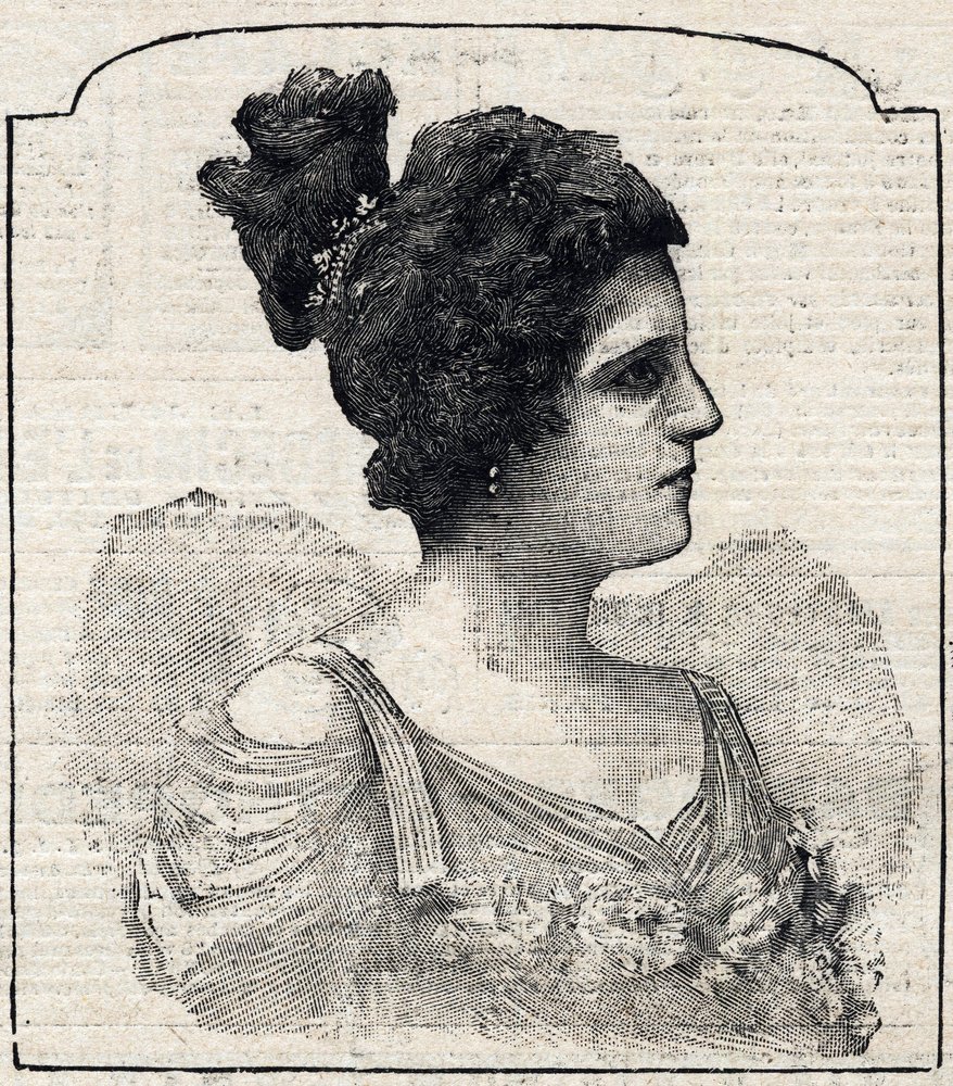 カラマン・チメイ（Caraman Chimay）王女の肖像（クララ・ワード - 1873 - 1916