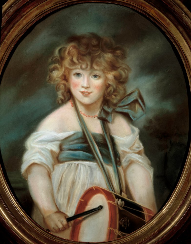 19世紀のフランス派の小太鼓の絵。