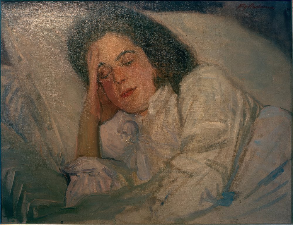 眠るアレクサンドラの肖像