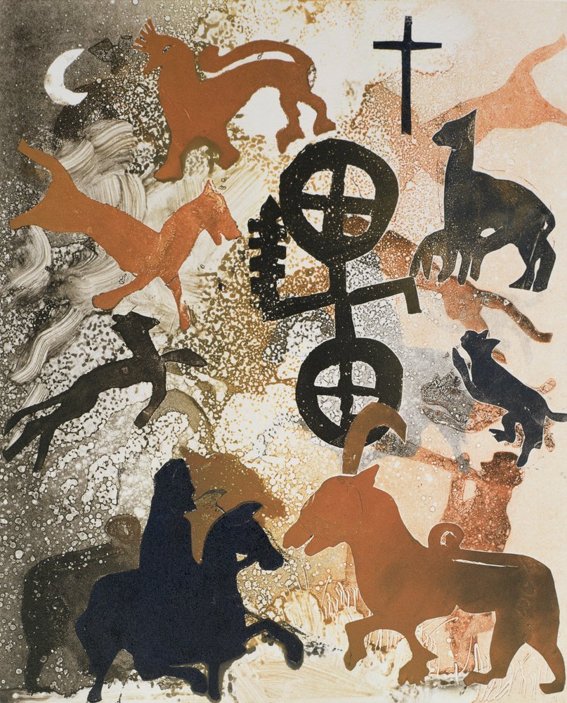 Pictish Symbols of Stone、1995（monotype）