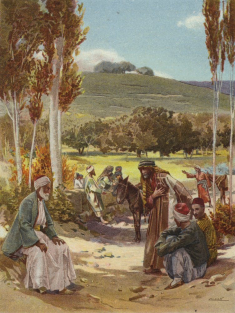 東洋の敬礼（カラーリトグラフ