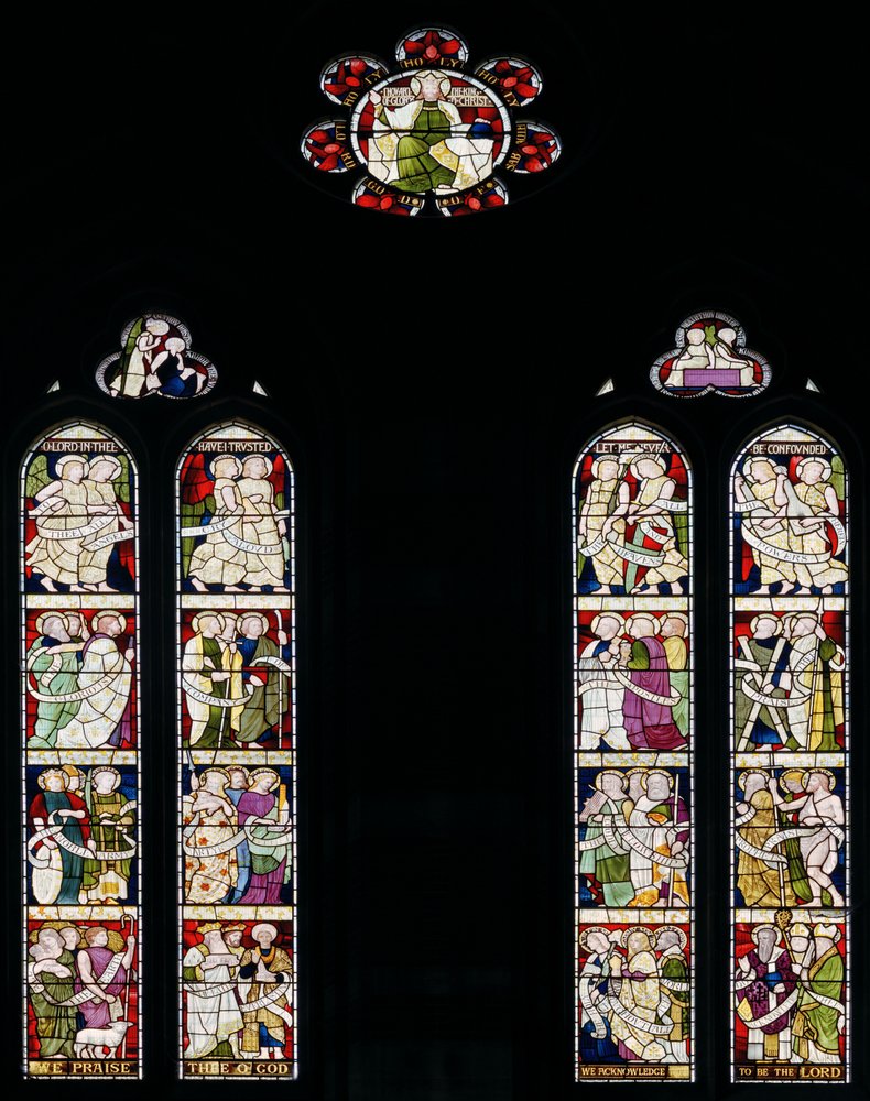 1872年頃の窓（ステンドグラス