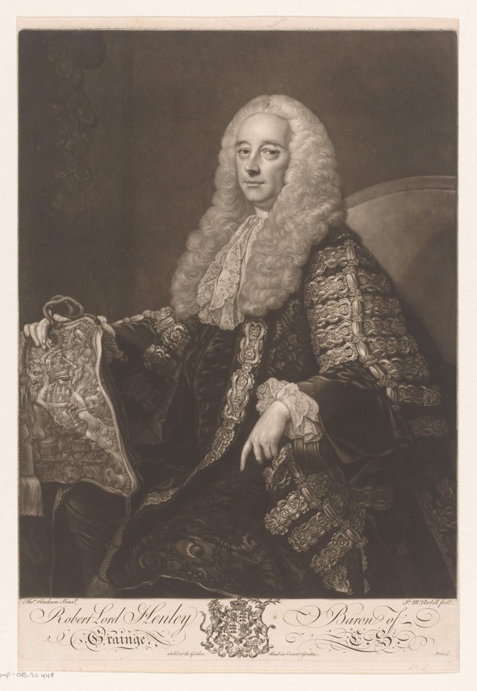 ポートレット・ヴァン・ロバート・ヘンリー Robert Lord Henley Baron of Grainge (オブジェクトのタイトル)