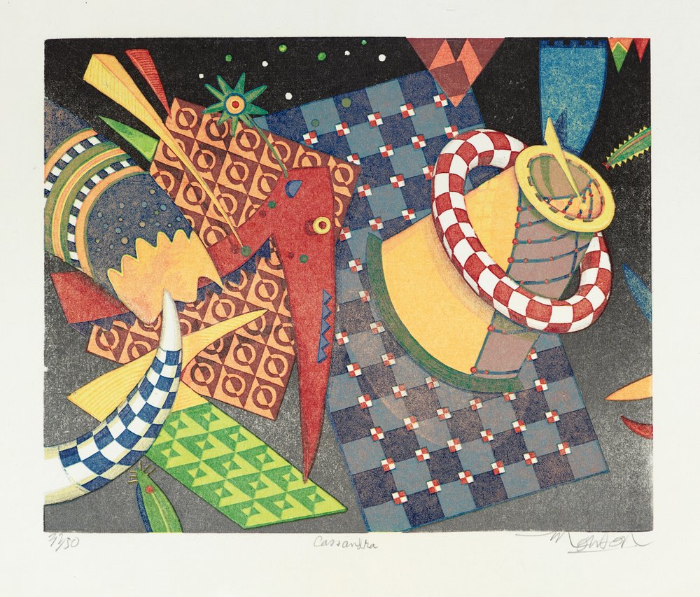 カサンドラ』2014年（木版画）