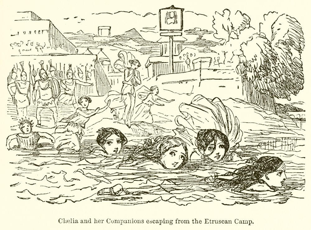 エトルリア収容所から逃げるクレリアとその仲間たち