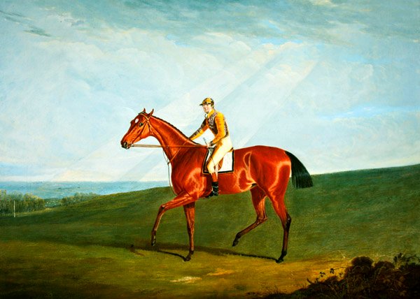 リングレットとJ.ジャクソン・アップ 1823年頃（油彩・キャンバス）