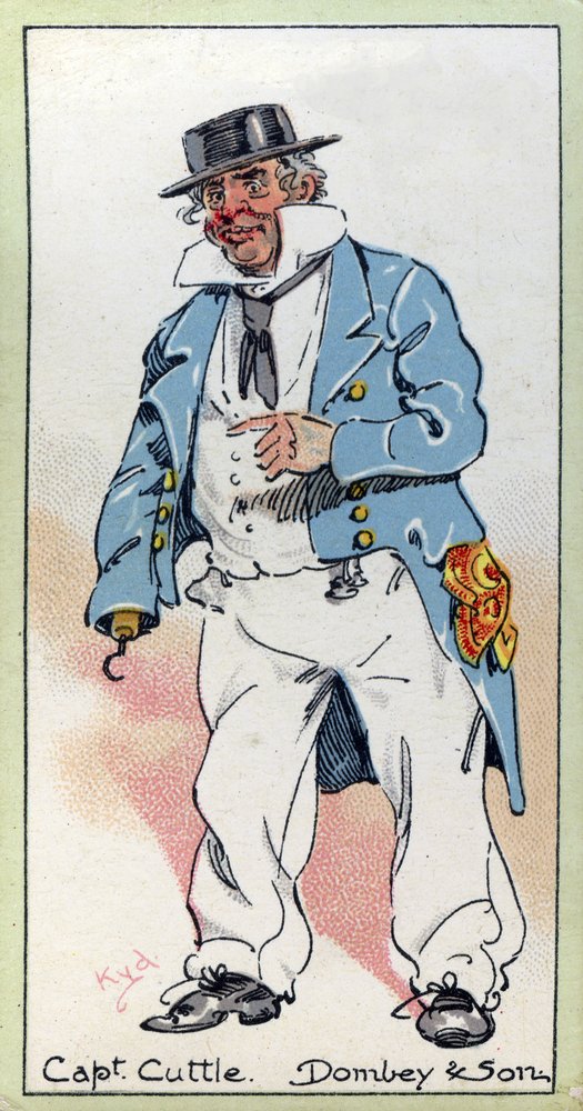 チャールズディケンズ作「Dombey und Son」のキャプテンカトル、1923年