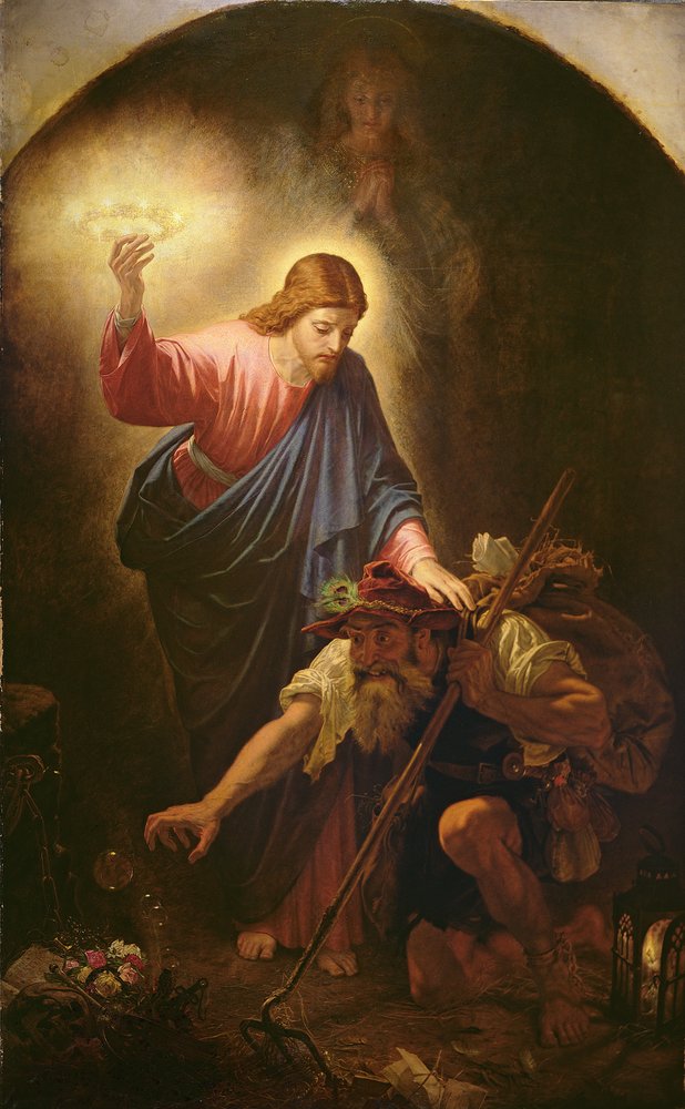 熊手を持つ男 | ジョセフノエルパトン