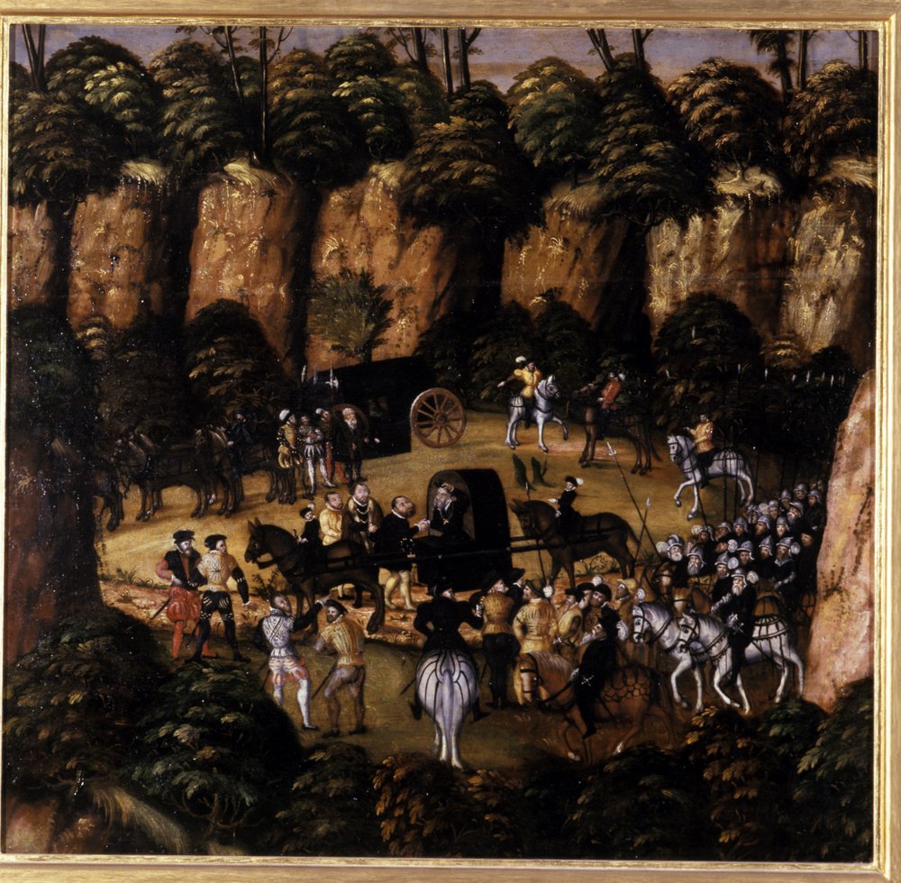 ジョンフレデリックザマグニマニオスとキングチャールズ5世、1552年