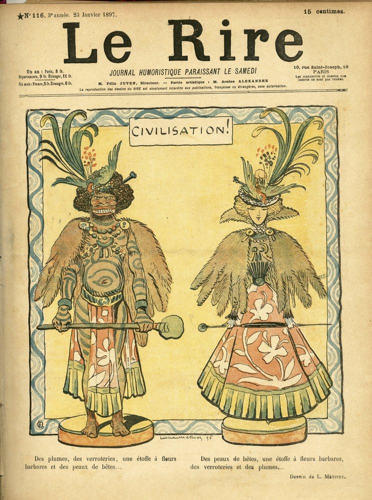 Le Rire "の表紙 | ルシアン・メティブ