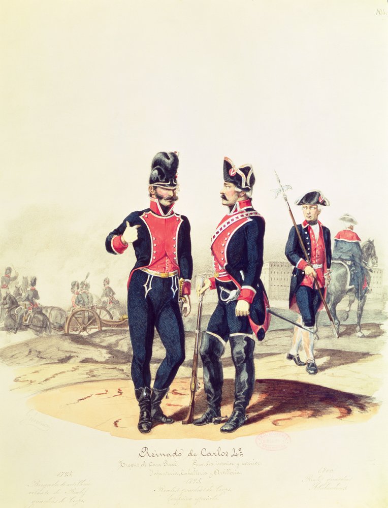 チャールズ4世の治世、1795年（紙と鉛筆）