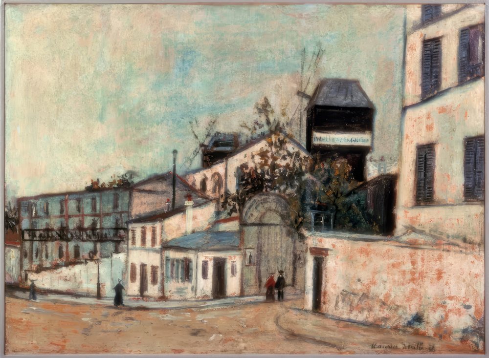 Le Moulin de la Galette von Maurice Utrillo: Kunstdruck