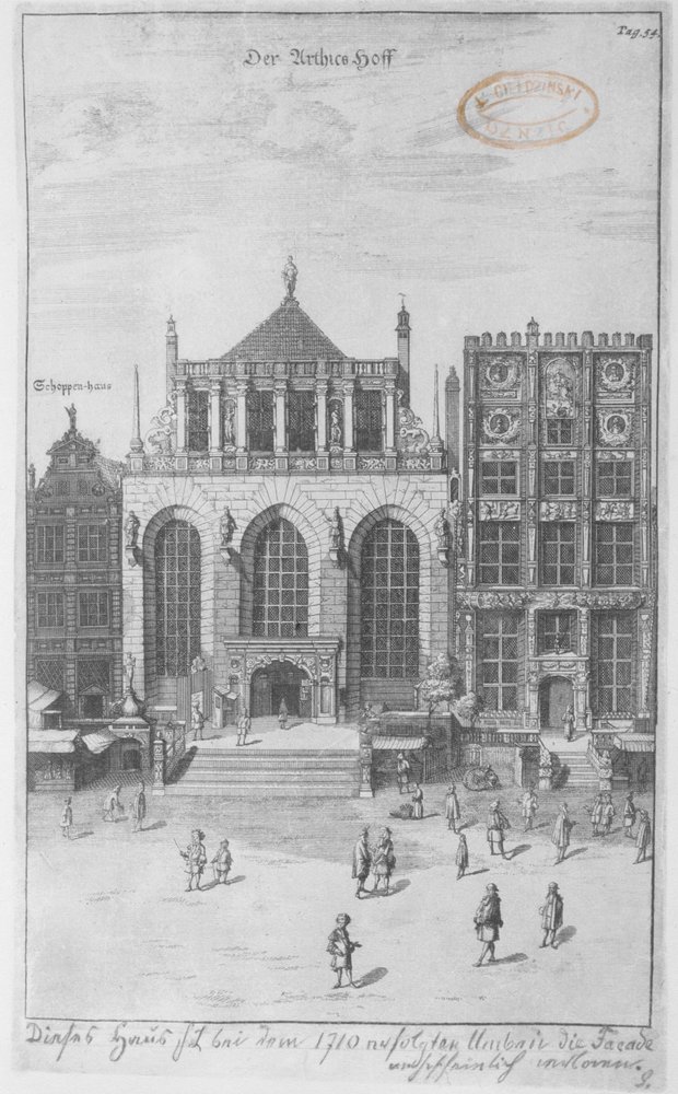 Artus Court、1687（吸い取り紙にエッチング）