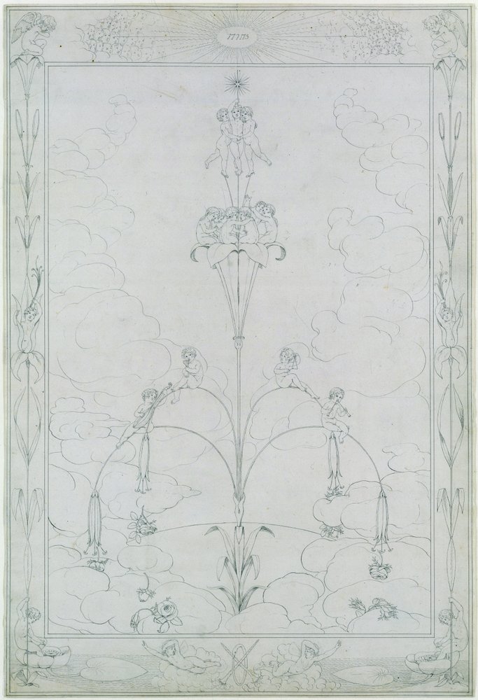 朝、1803（紙にインク）（141681も参照）