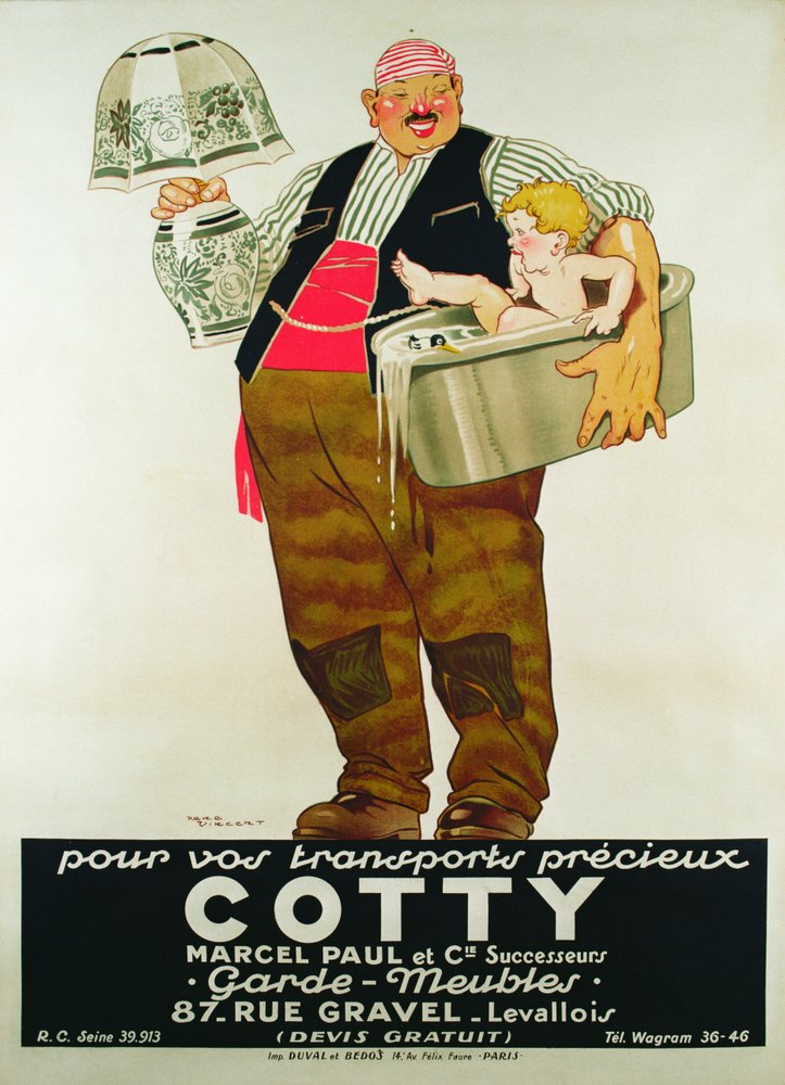 「Cotty Moving Co.」を宣伝するポスター