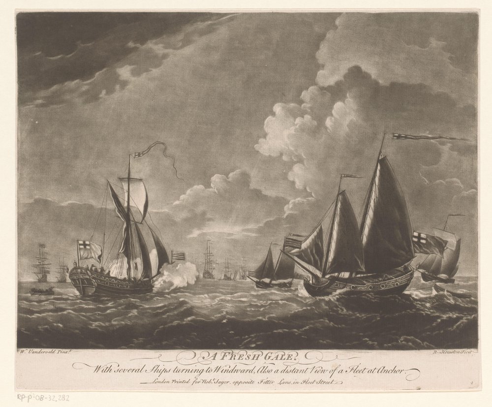 荒れた海の艦隊 A Fresh Gale (オブジェクトのタイトル)