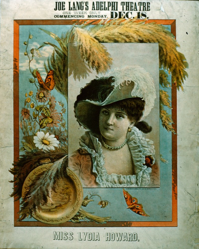 Miss Lydia Howard（カラーリトグラフ