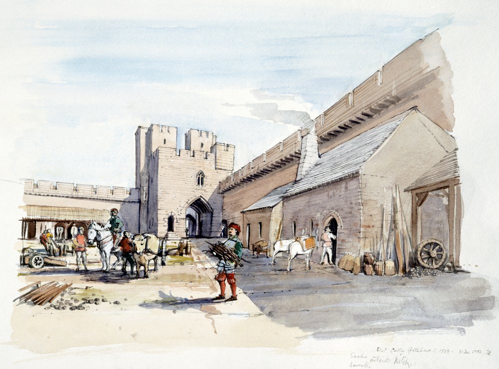 エタル城、c1513、c1990-2010