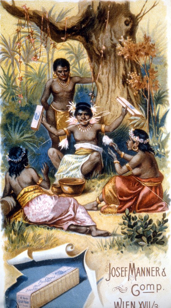 チョコレートの広告「Josef Manner & Gomp, Vienna」。