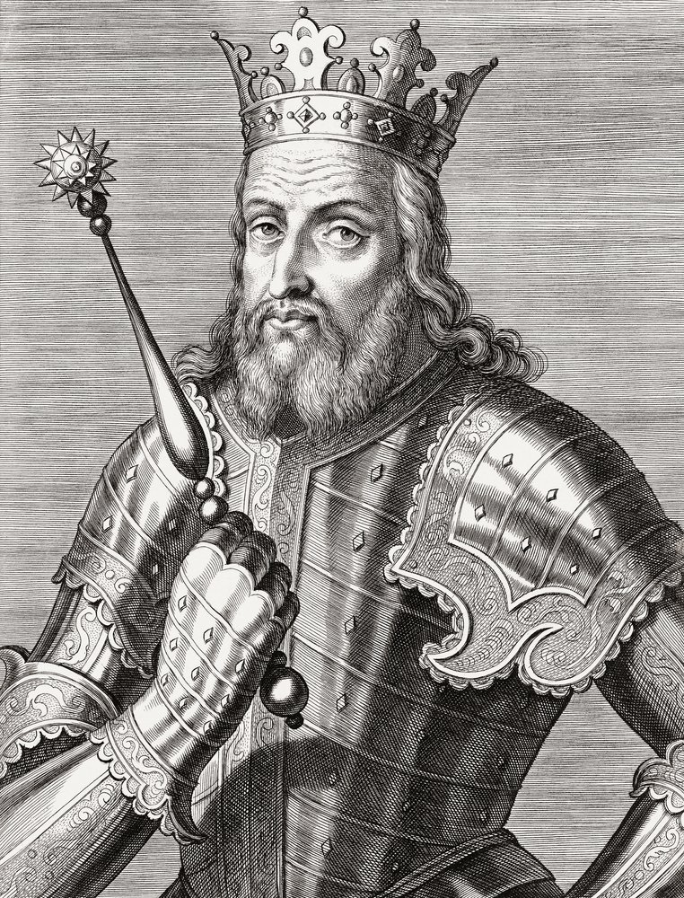 ポルトガルのアフォンソ4世。肖像。