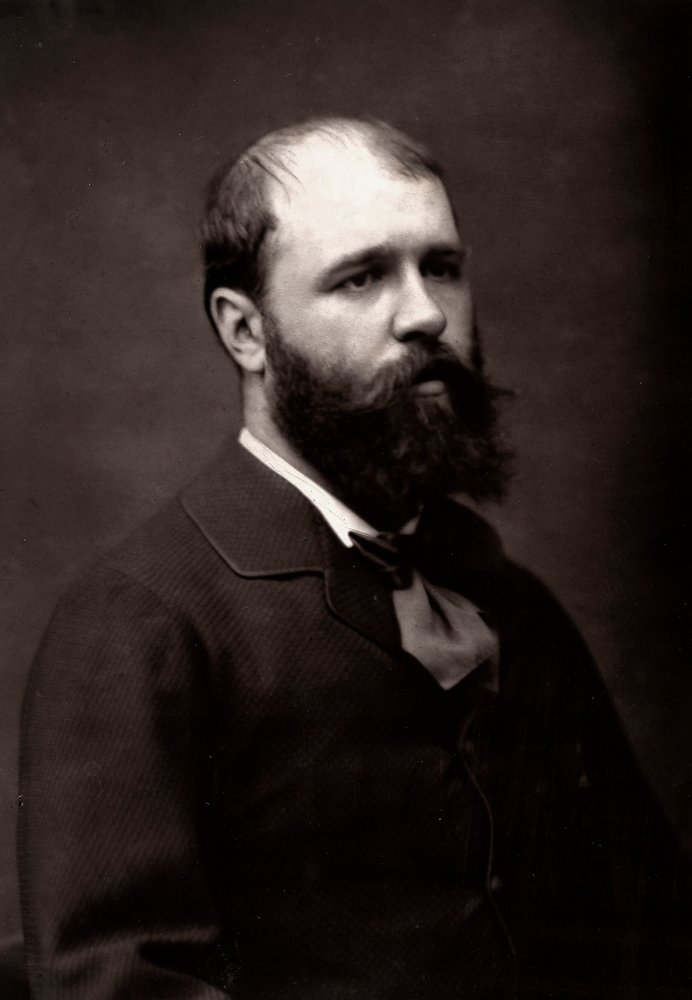 1881年のパリサロンで撮影したアーティストのジャンジャックシェラー