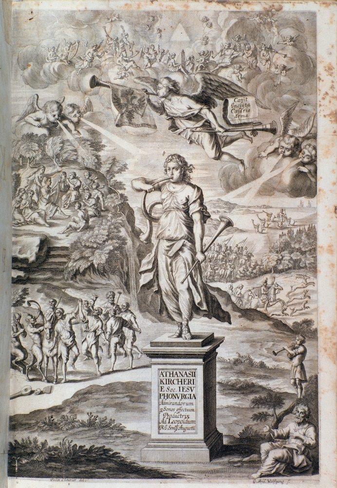 Phonurgia nova（1673年）の正面図