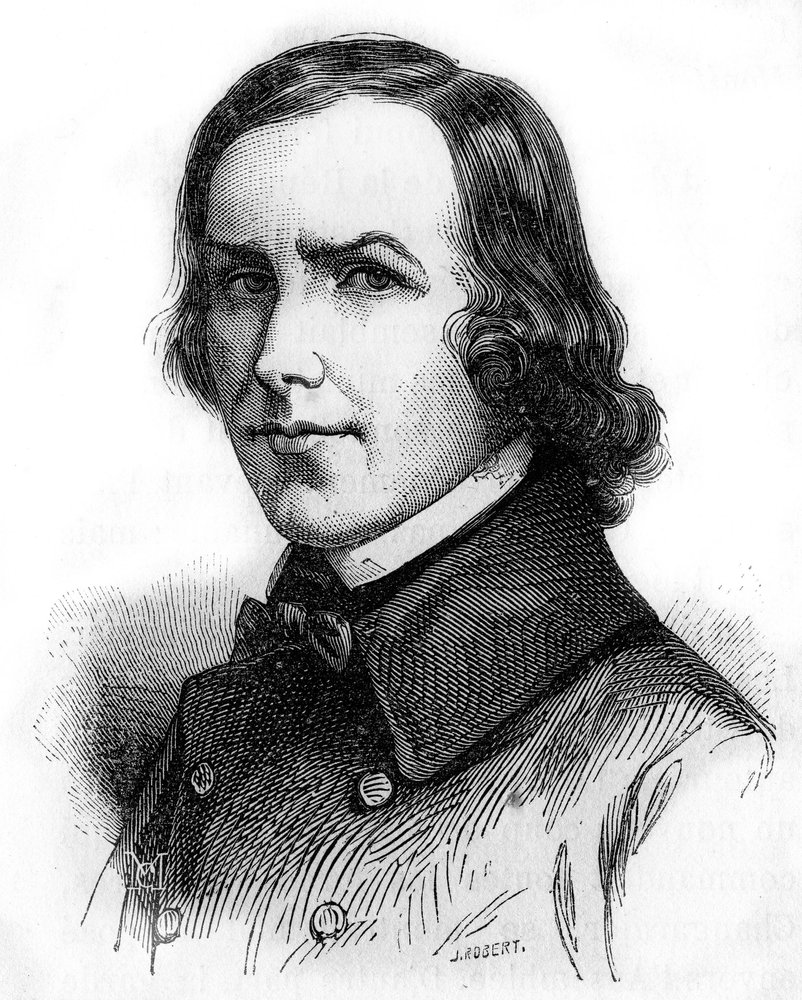 フランスのジャーナリスト・政治家であるモンタランベール伯爵チャールズ・フォーブス（1810～1870）の肖像。