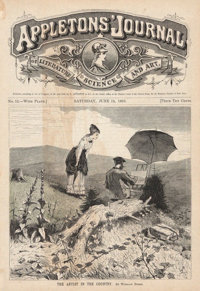 The Artist in the Country、Appleton のカバー イラスト