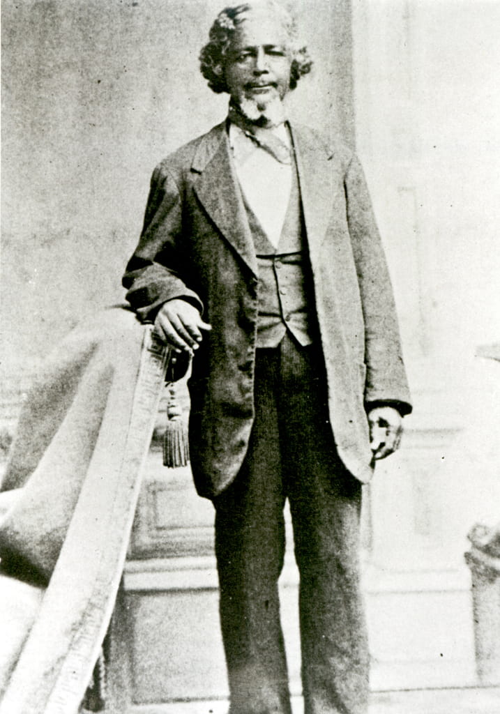 ベンジャミン・"パップ"・シングルトン（モノクロ写真