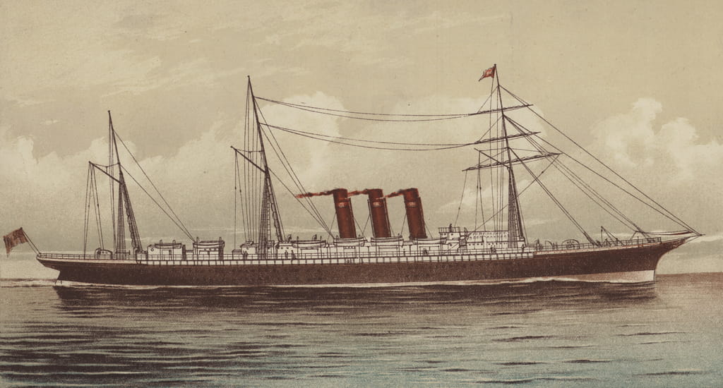 SS「シティ・オブ・ニューヨーク」、インマンとインターナショナル・ライン（クロモリト）