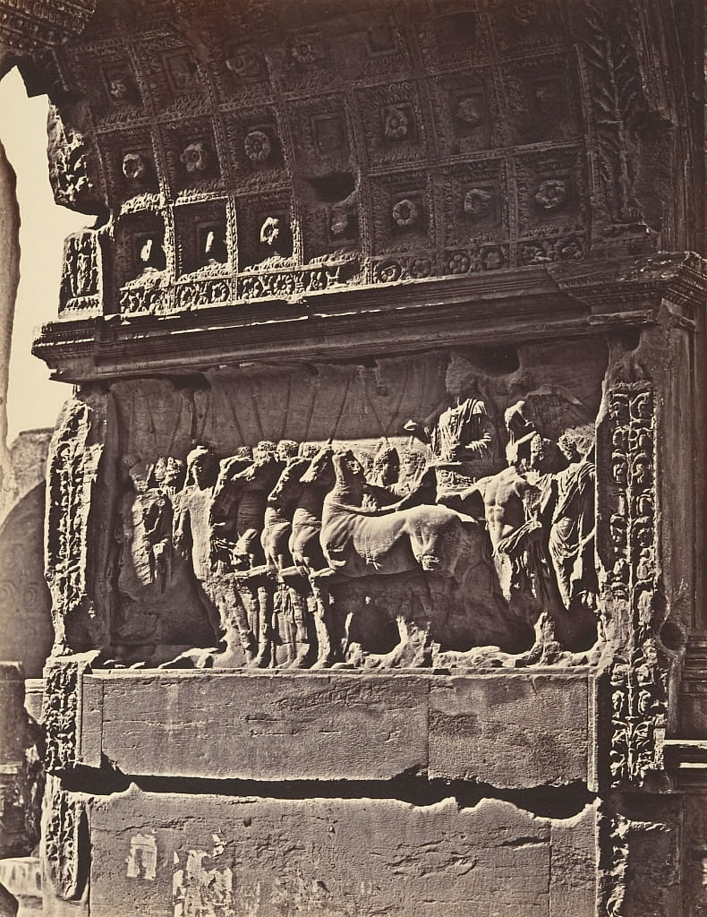 タイタスの凱旋門の浅浮き彫り、1848-52 年。