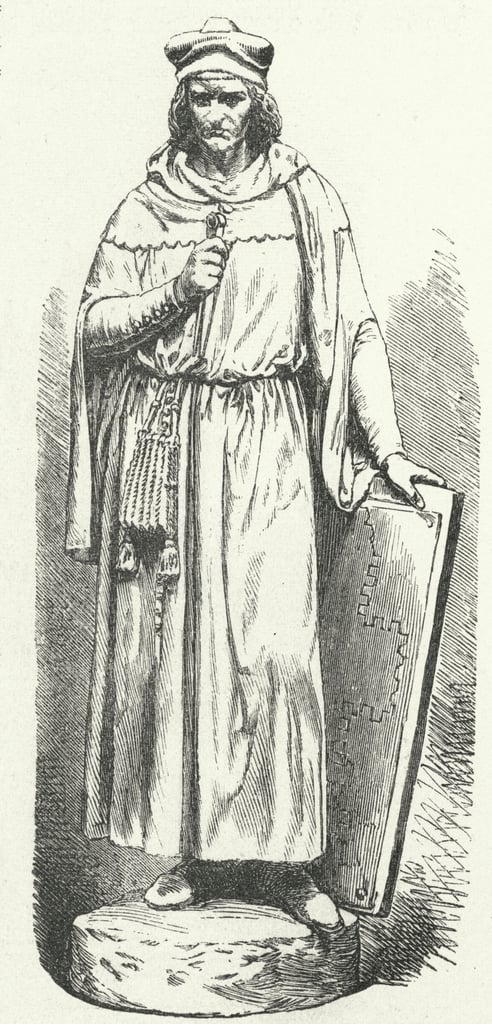 ケルン大聖堂の初代マスターメイソン、ゲルハルト氏（彫刻作品