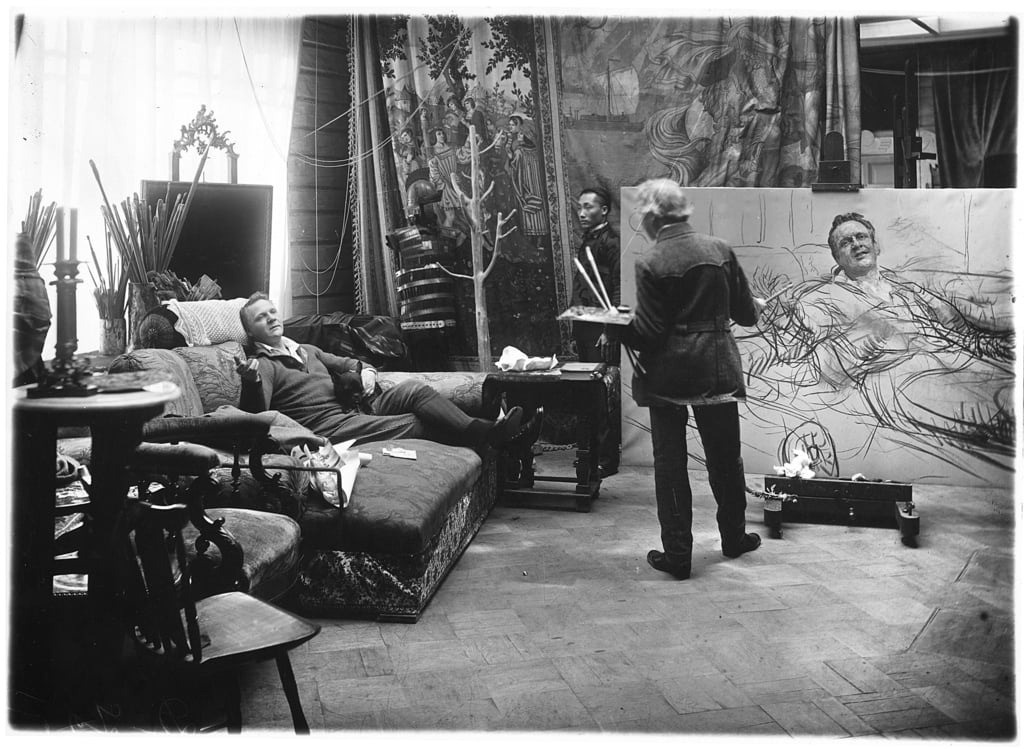 レーピンの絵シャリアピン、1913〜14年