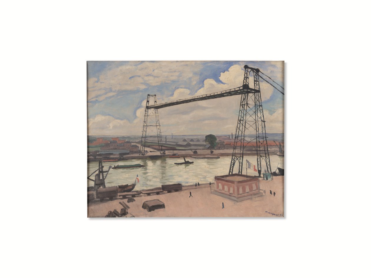 Rouen, a ponte do transportador | アートプリント