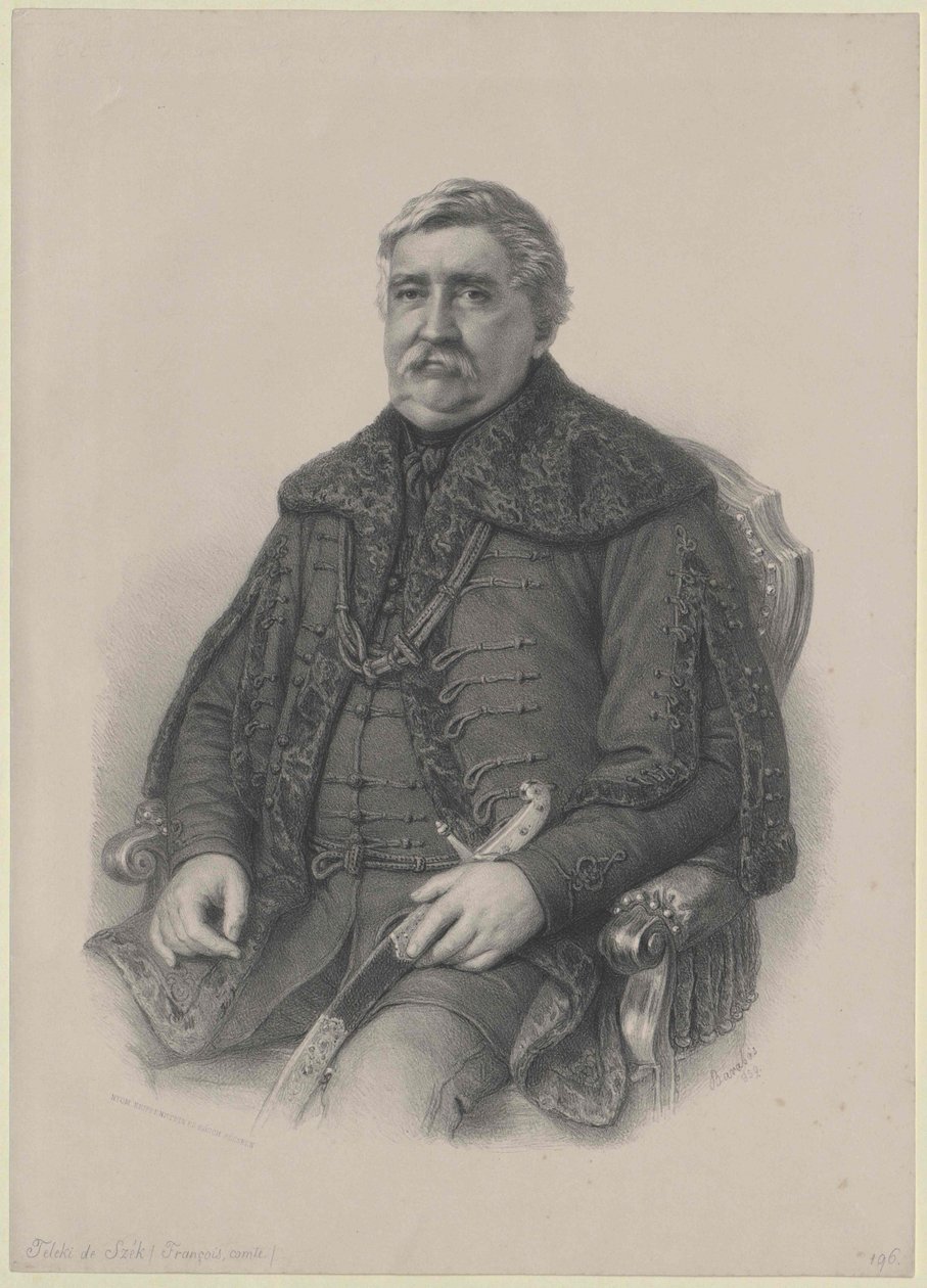 Franz Graf Teleki von Artist Unknown: Kunstdruck kaufen